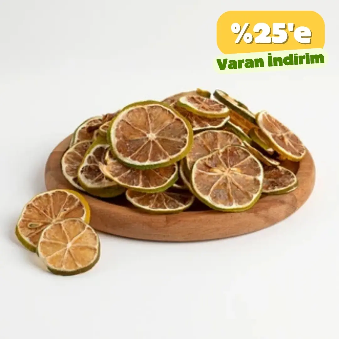 Kurutulmuş Yeşil Limon Kurutulmuş Meyveler