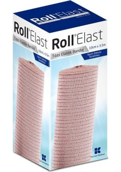 Roll Elastik Bandaj Ten Rengi 10cmx3.5m | e-Eczacı