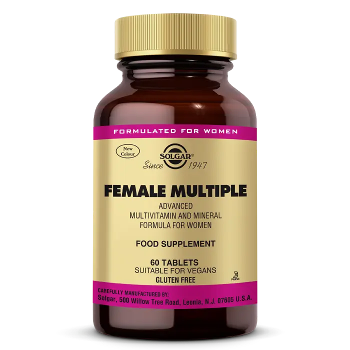 Solgar Female Multiple Kadın Multivitamin Mineral 60 Tablet