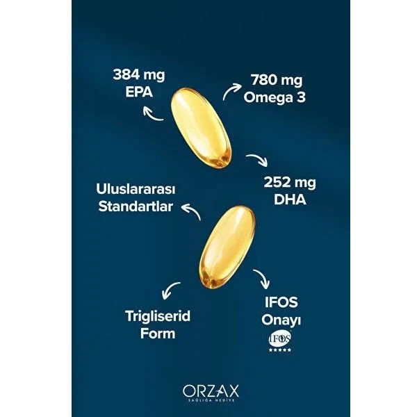 Ocean Plus Omega 3 Balık Yağı 1200 mg 50+50 Kapsül