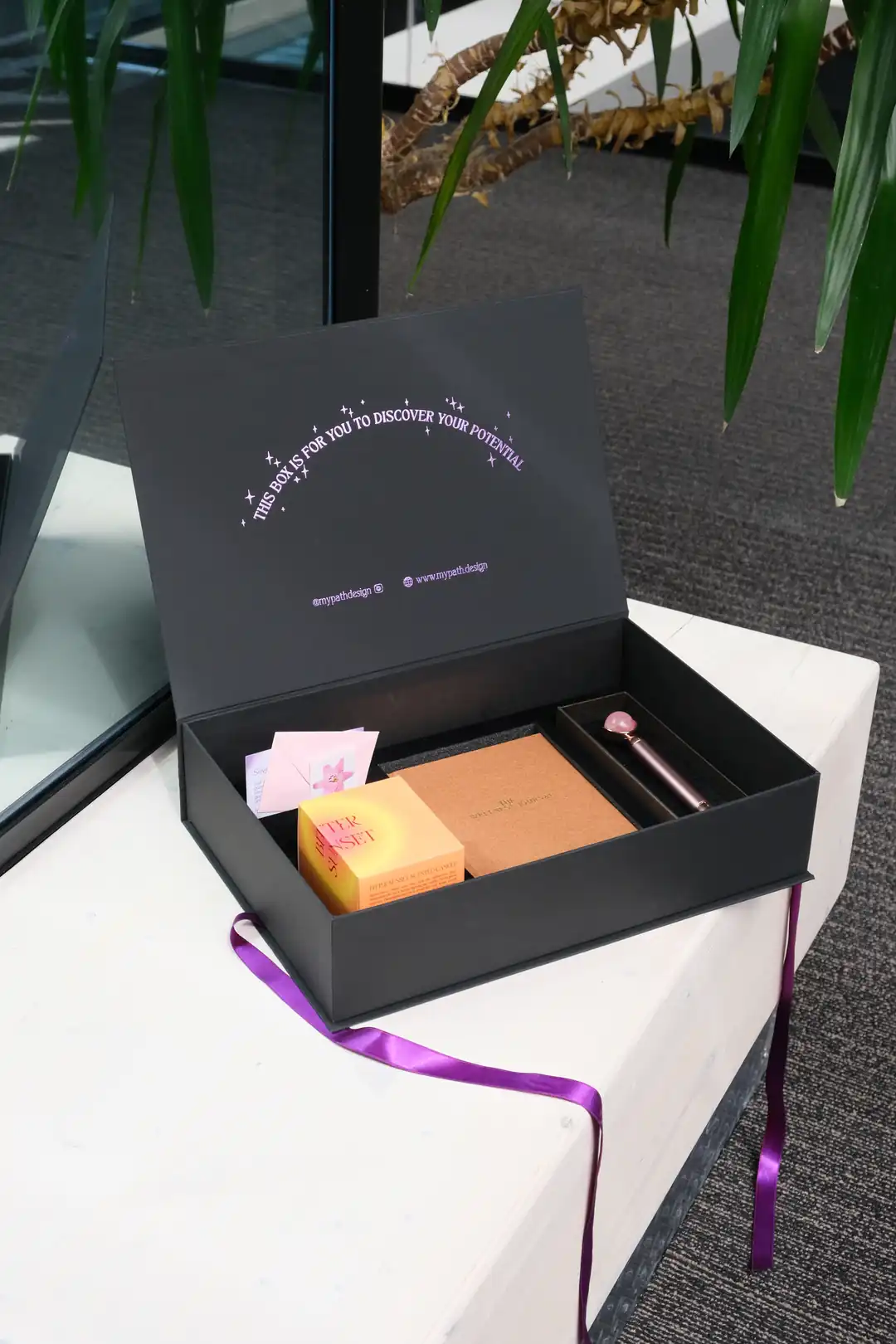 Journal Gift Set (Candle + Roller)