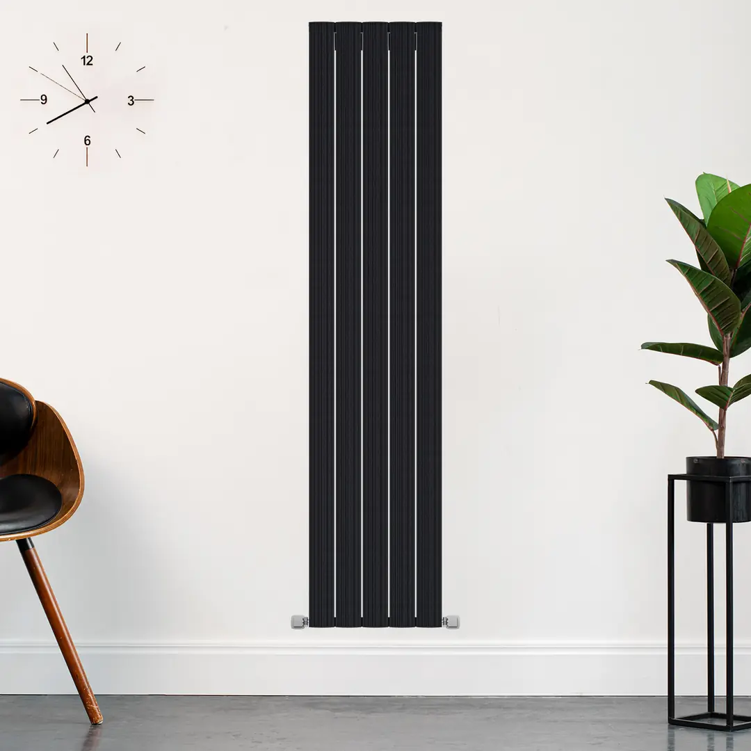 1800x395mm Vertical Aluminum Radiator – Amber Noir Sable | Modern Home ...