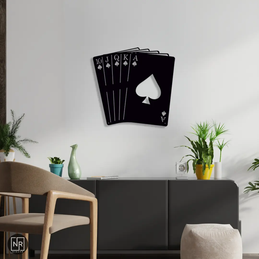 Royal Flosh Metal Duvar Tablosu