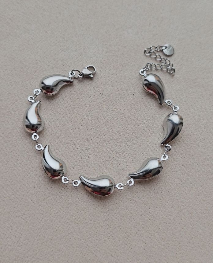 Çelik 8 Damla Bileklik