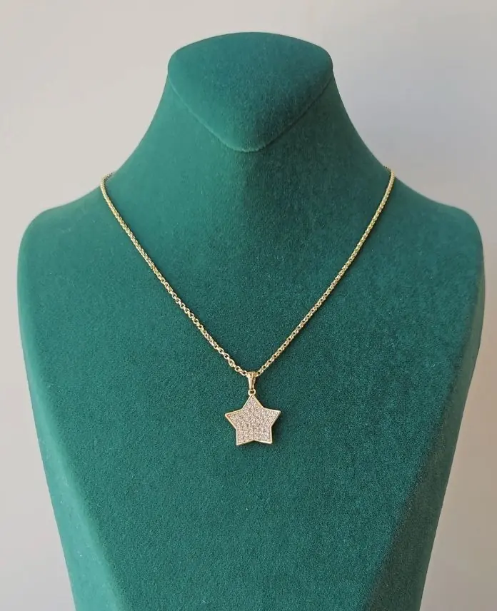 Xuping Yıldız Taşlı 14K Kolye