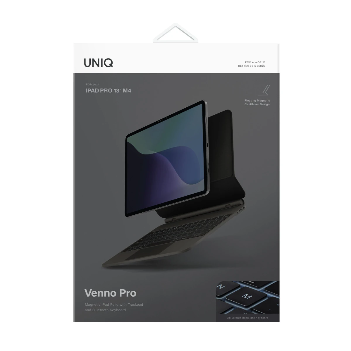 UNIQ iPad Pro 11 (2022) Venno Pro Manyetik Klavyeli Tablet Kılıfı