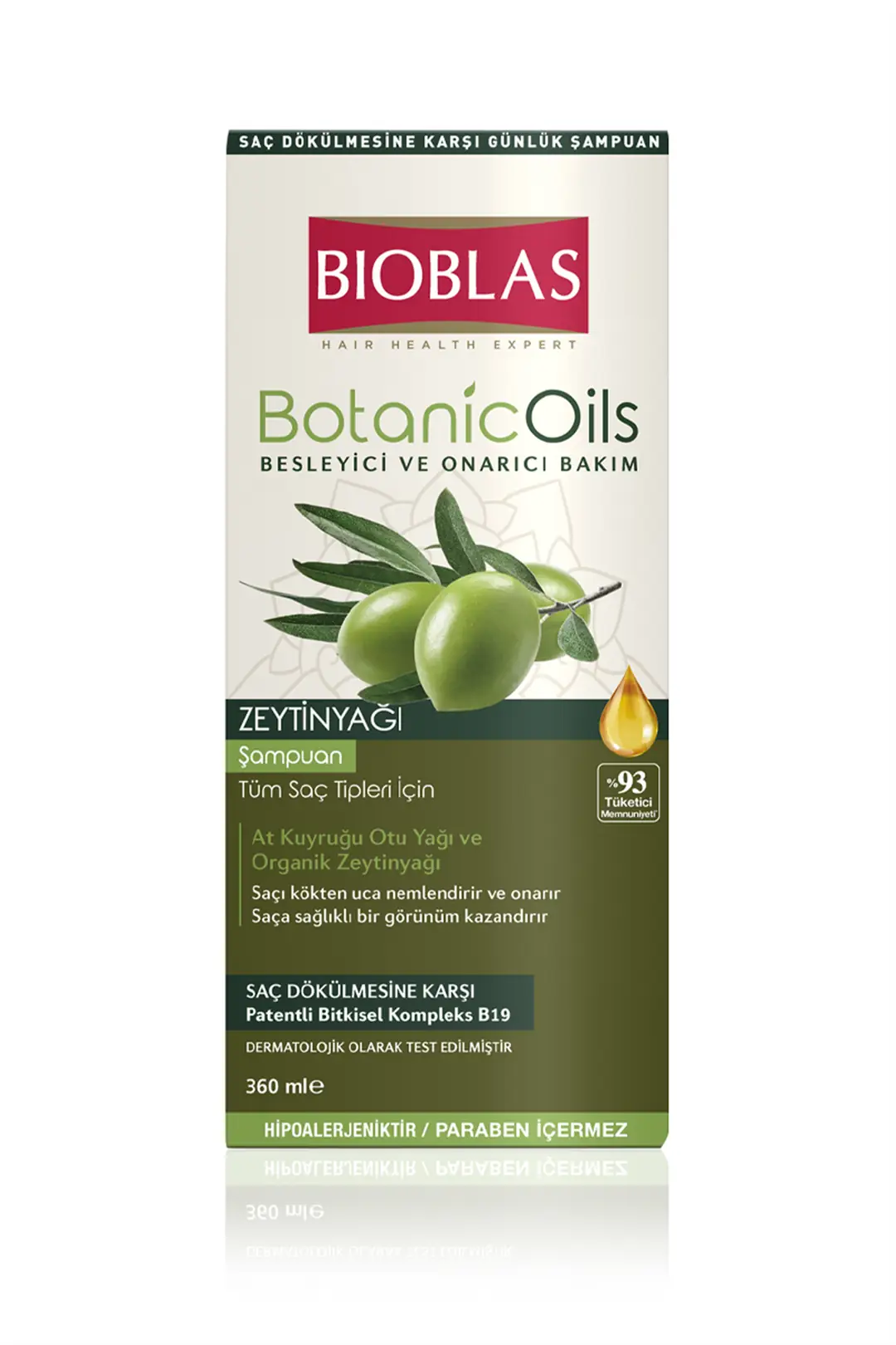 Bioblas Botanic Oils Zeytin Yağı Şampuan 360 ml | Eczanem ve Ben