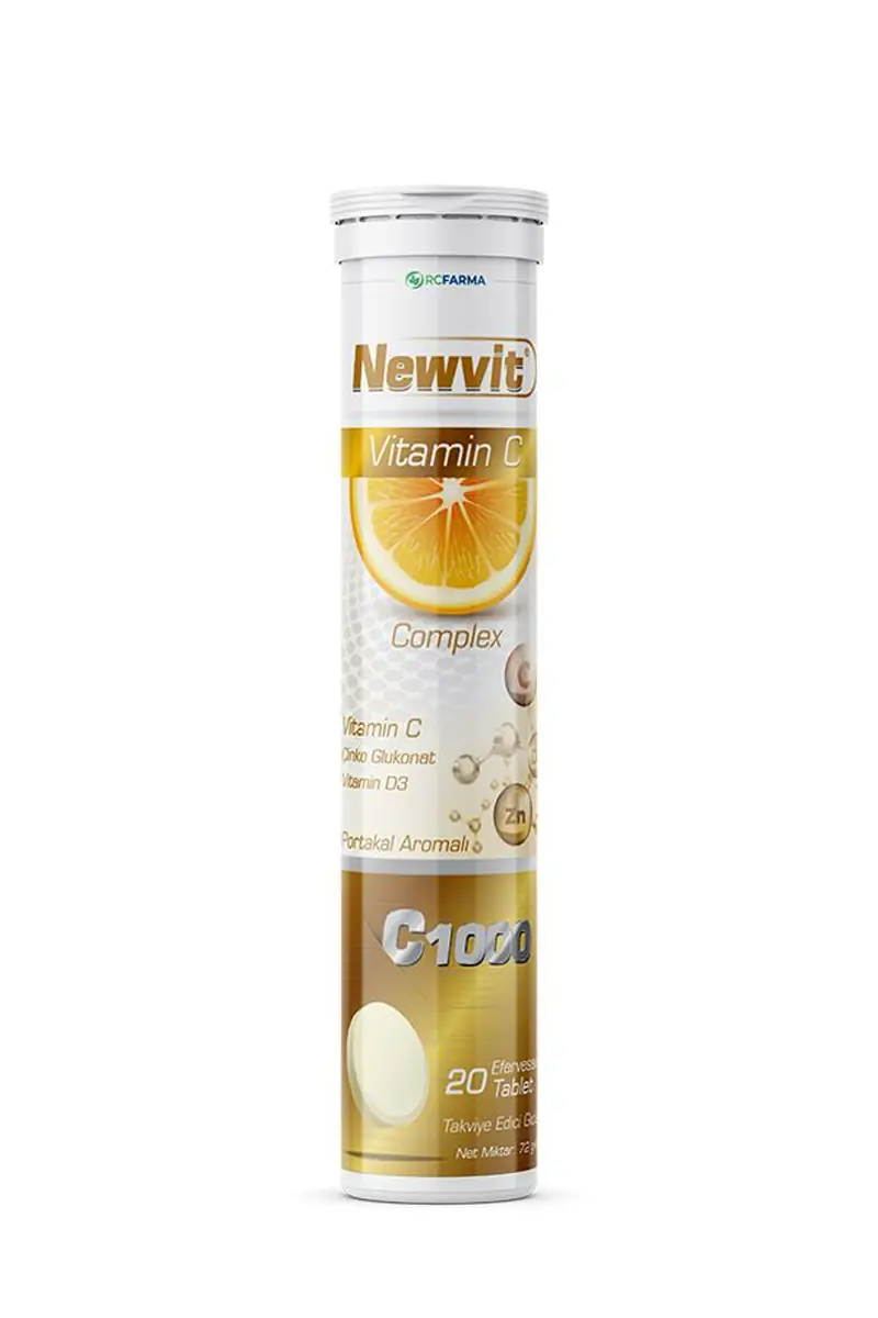 Newvit Vitamin C Complex Efervesan 20 Tablet | Eczanem ve Ben