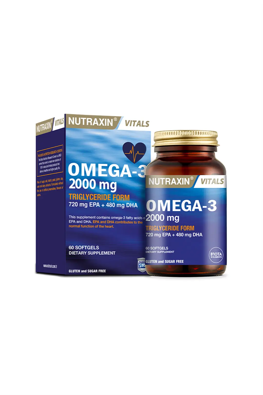 Nutraxin Omega 3 2000 mg 60 Tablet | Eczanem ve Ben