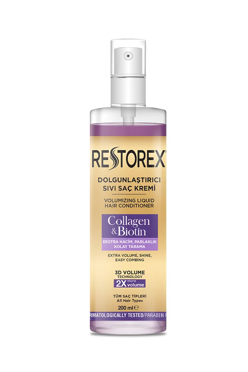 Restorex Collagen Biotin Dolgunlaştırıcı Sıvı Saç Kremi 200 ml ...