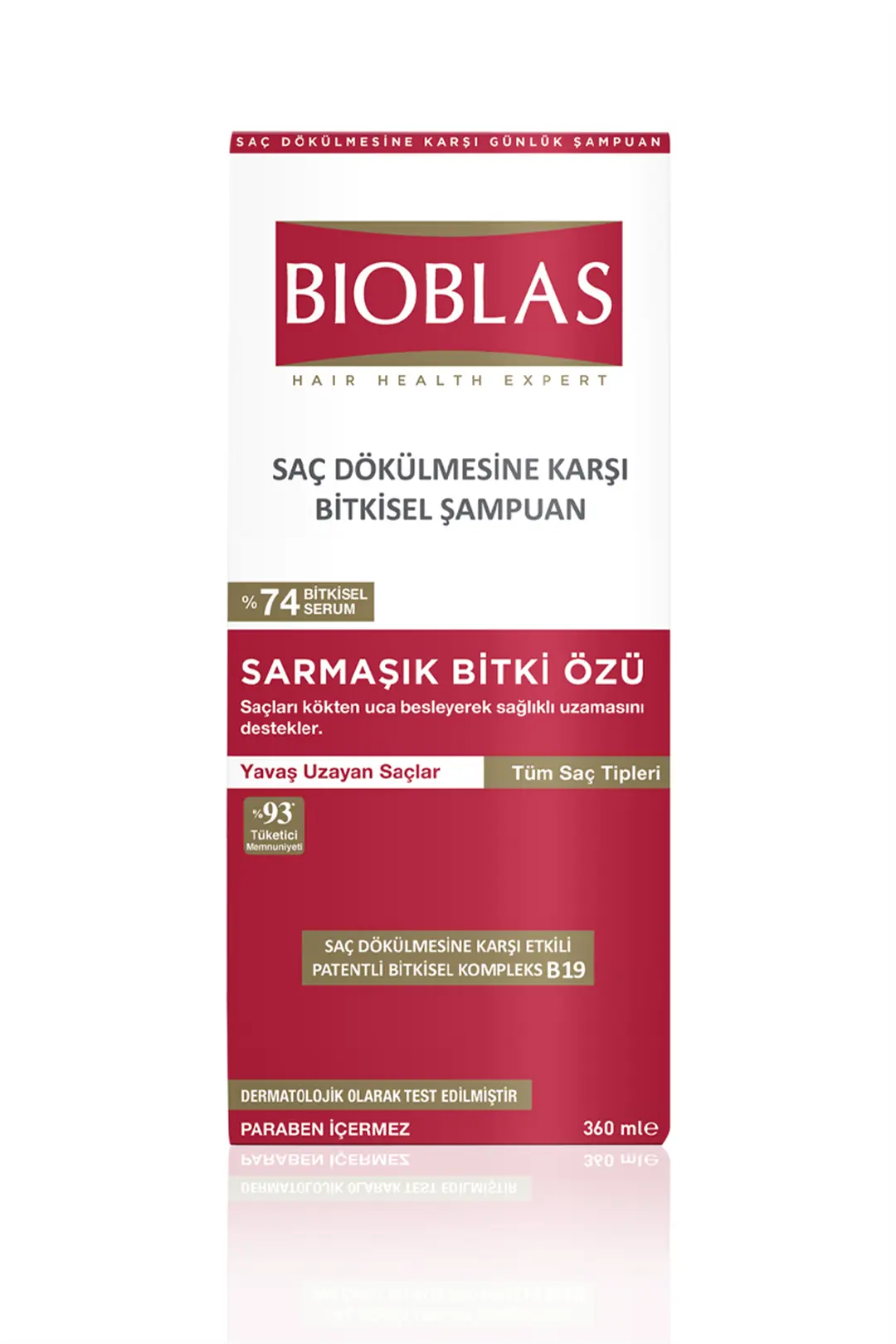 Bioblas Saç Dökülmesine Karşı Sarmaşık Bitki Özü Şampuan 360 ml ...