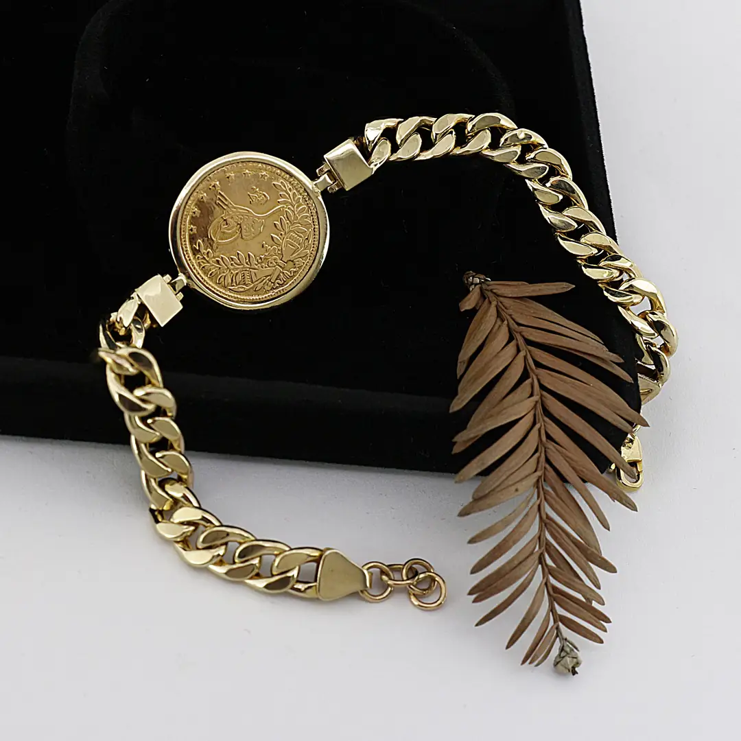 Resat Half Lira Gourmet Chain Bracelet