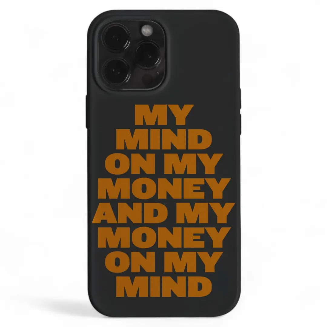 My Mind On My Money Black Case