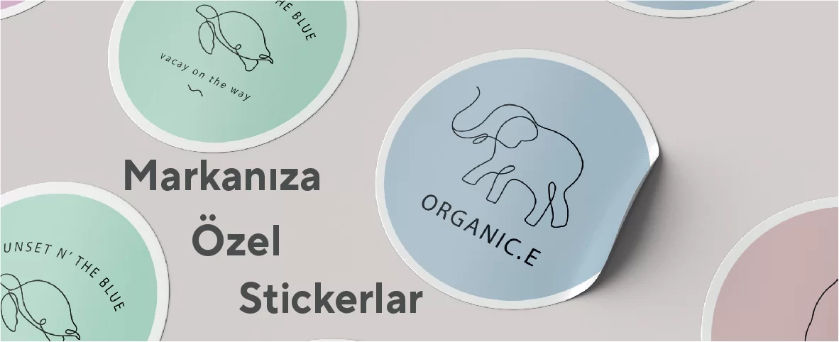 Markalara Özel Sticker Etiket Baskı