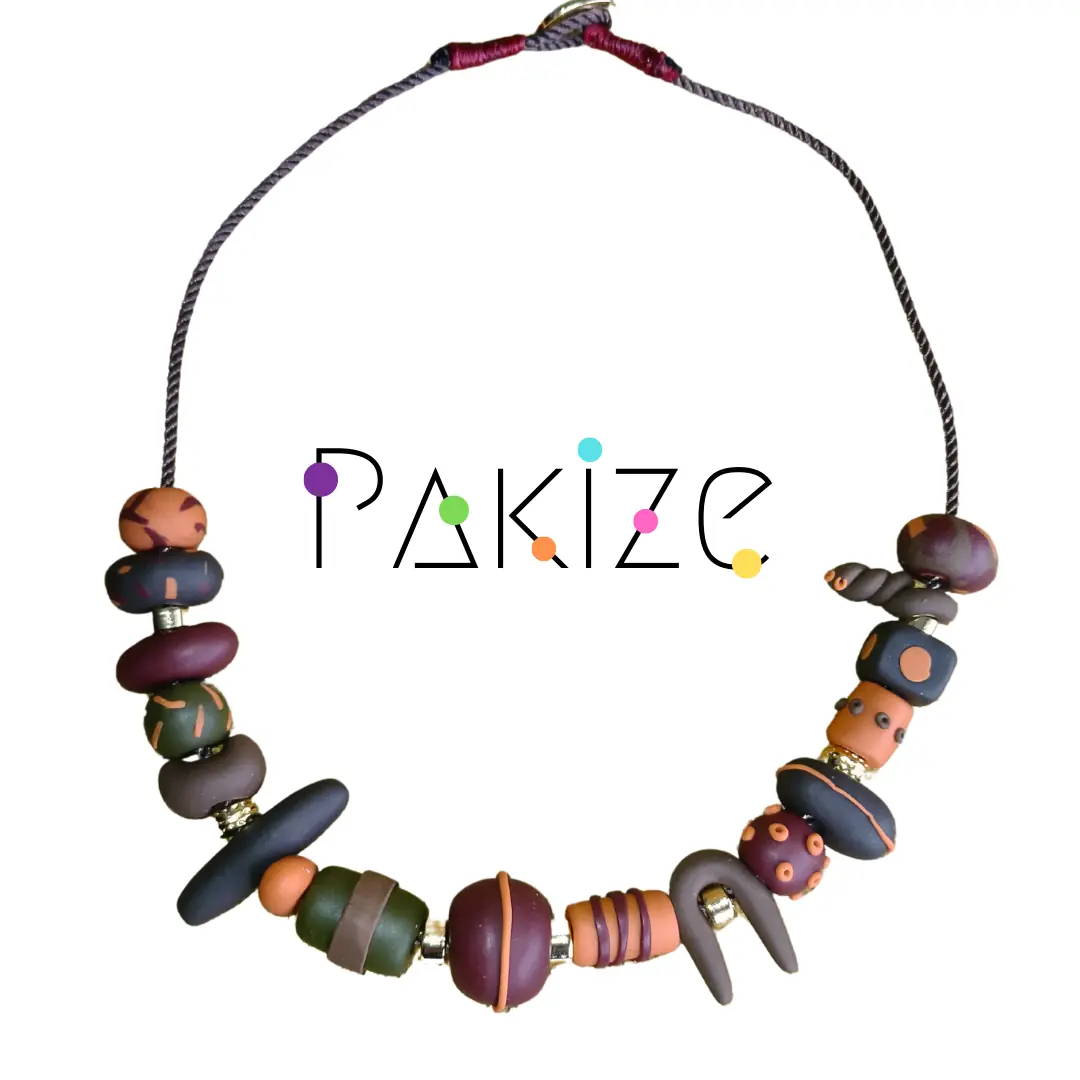 Pakize Sukulent Polimer Kil Kısa Kolye