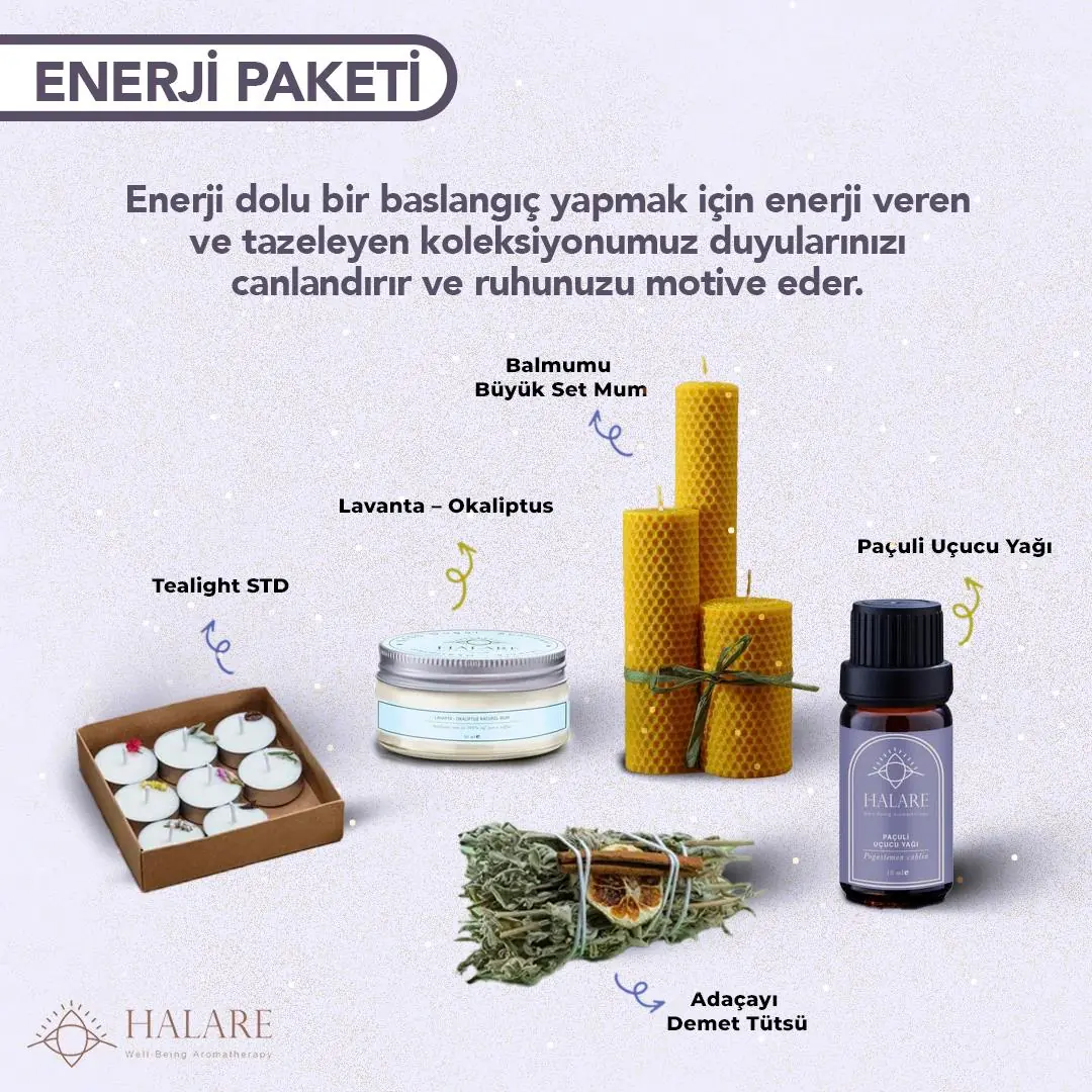 Enerji Hediye Paketi | Halare Aromatherapy