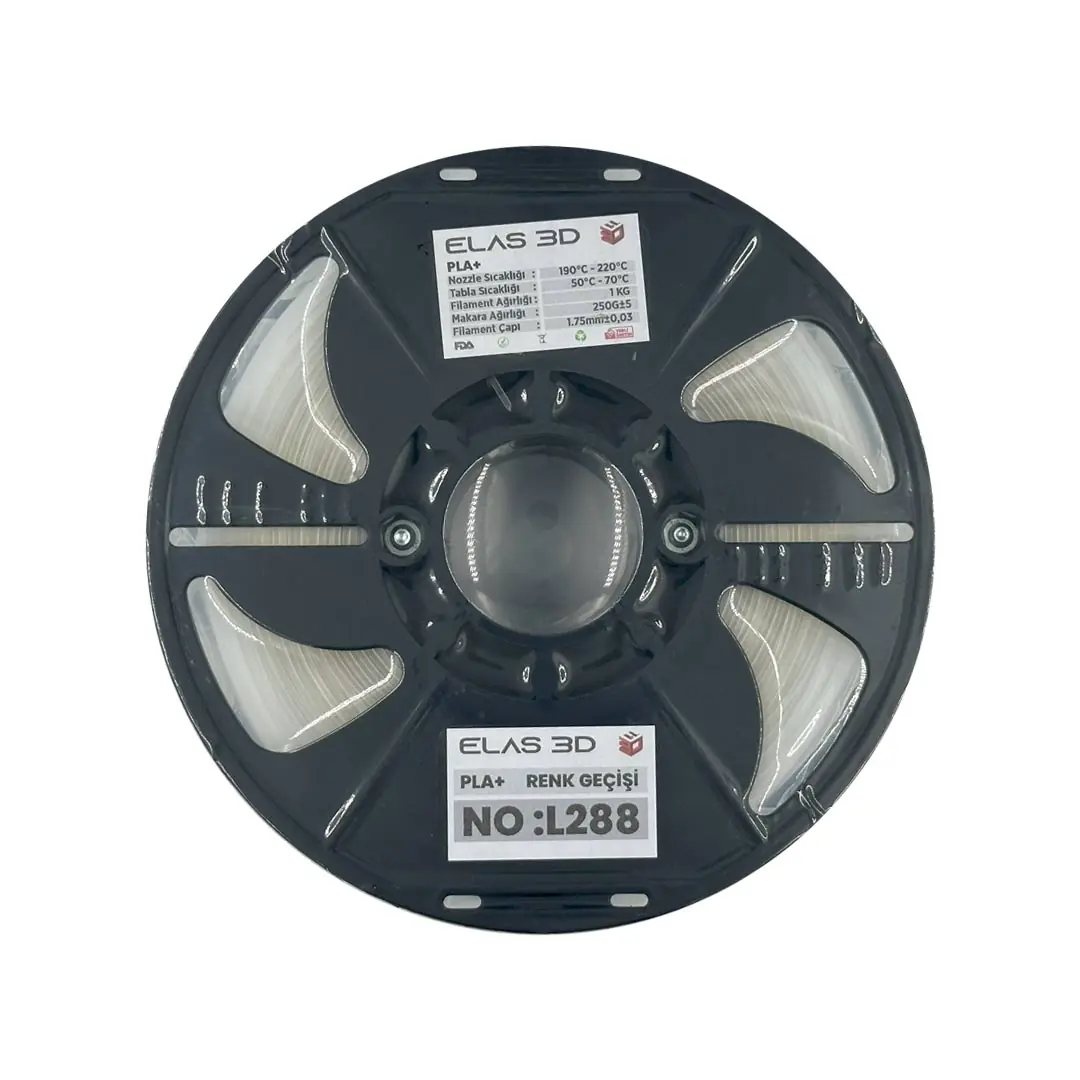 ELAS 1.75MM 288 Renk Geçişi PLA Plus Filament 1 KG