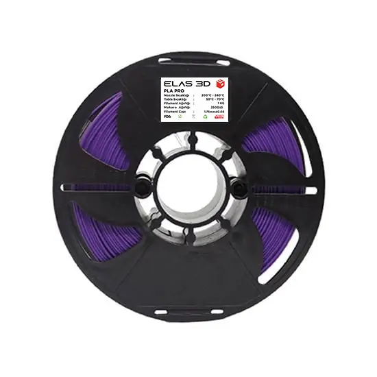 Elas 1.75mm Mor PLA PRO Filament | ELAS 3D Filamentler