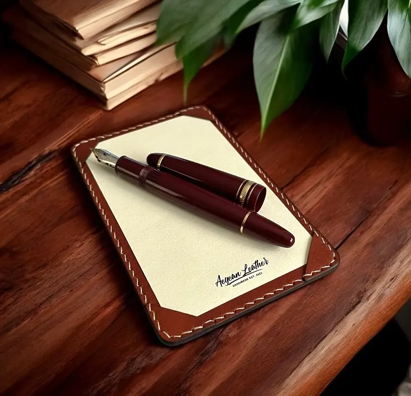 LEATHER JOTTER PAD