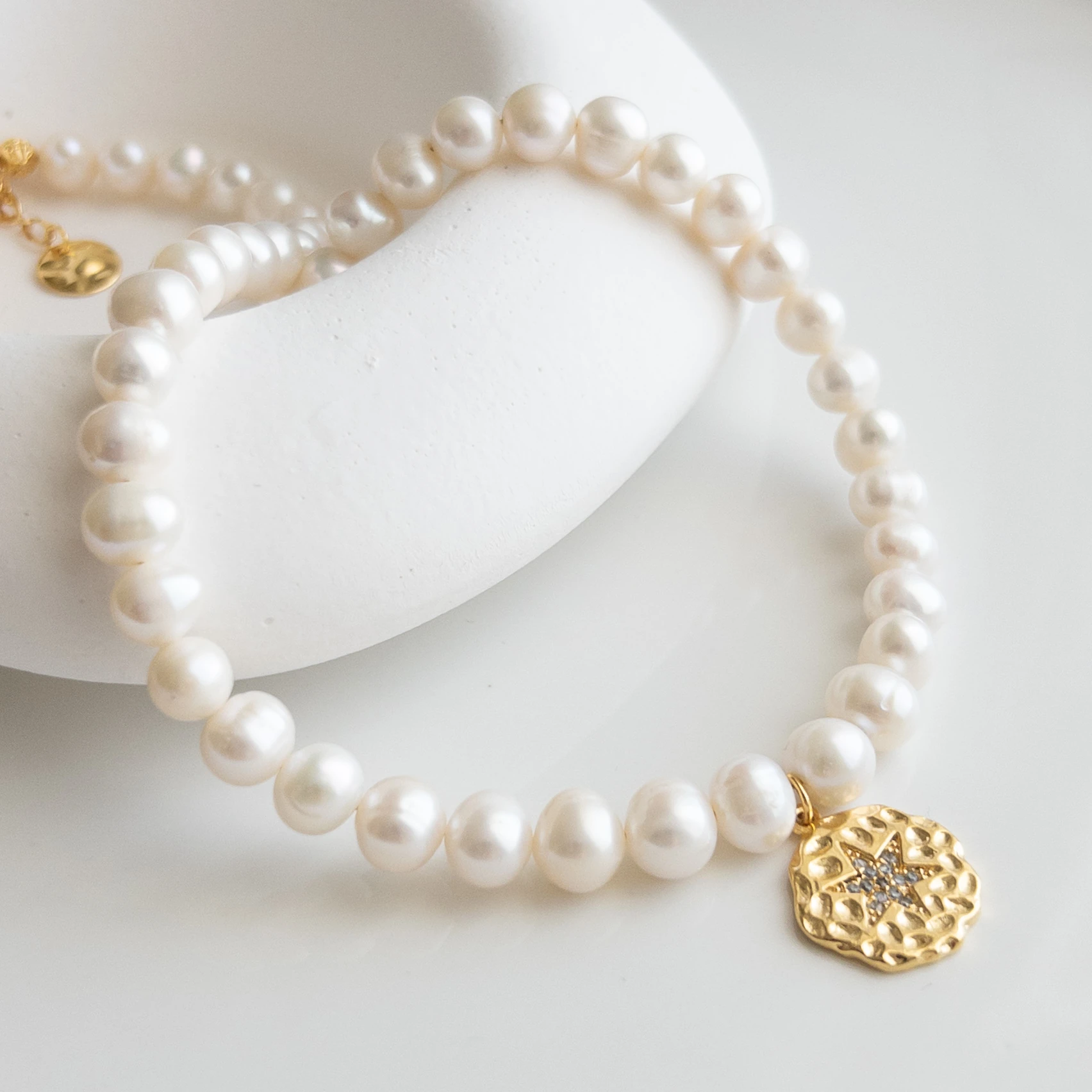 Glowie Gerçek İnci Kolye