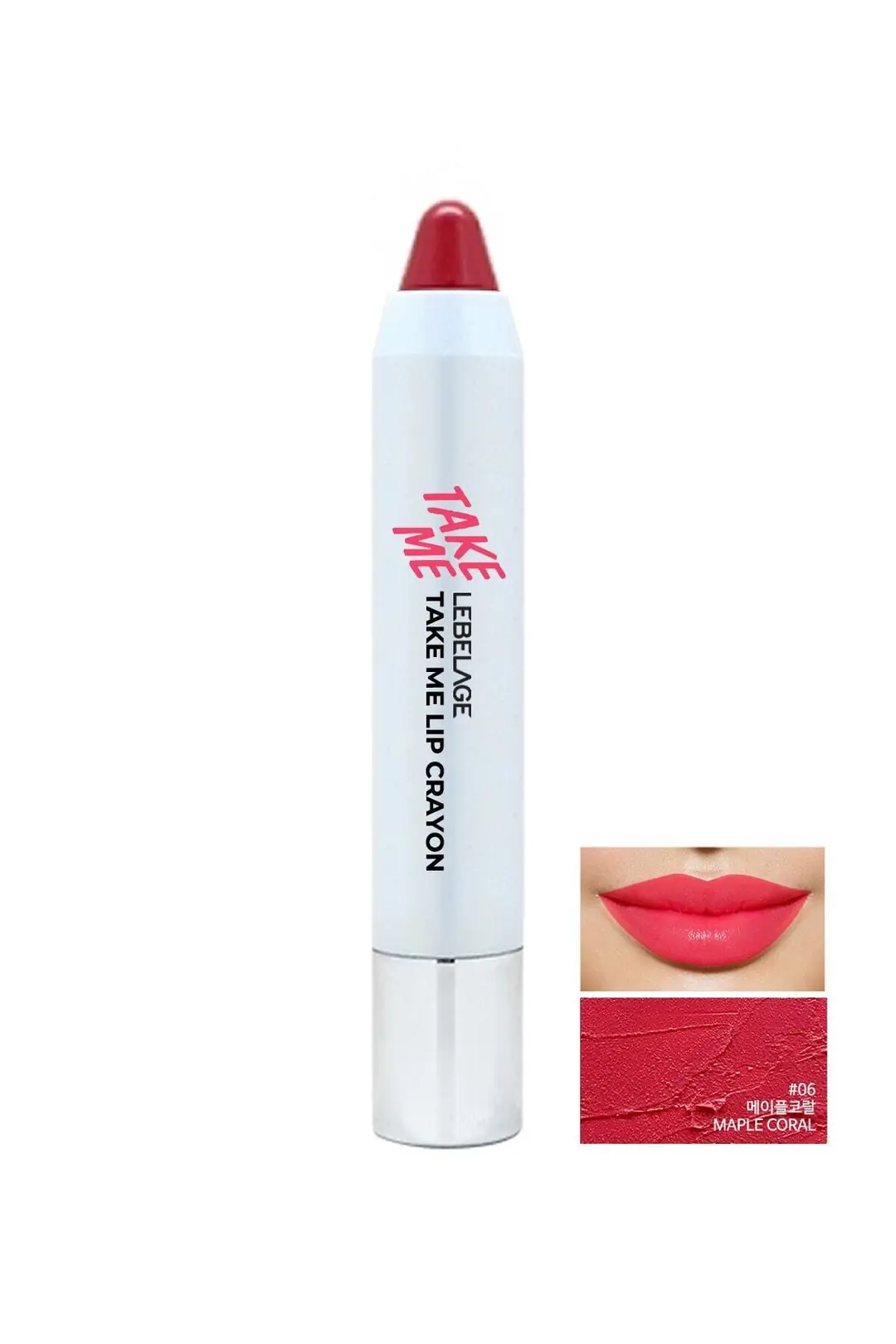 Mercan Rengi Stick Ruj Take Me Lip Crayon 06 Maple Coral