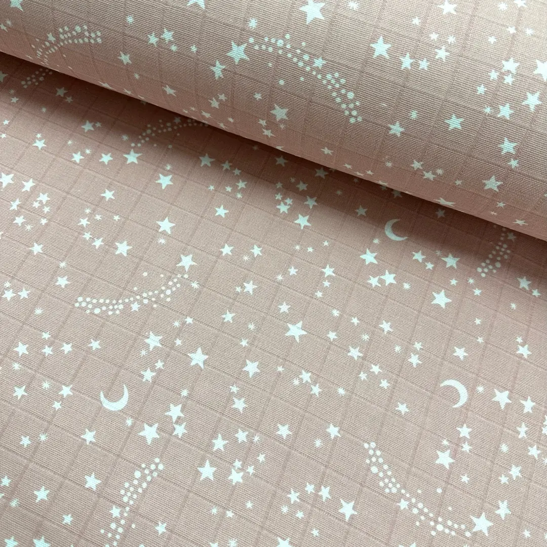 Star Sets Muslin Cloth Fabric | Fabricania