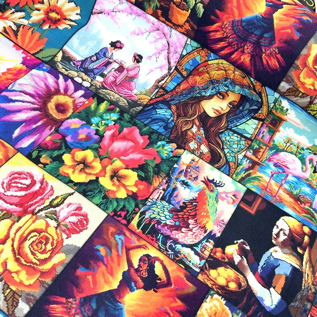 Historical Patchwork Digital Printing Fabric | Fabricania
