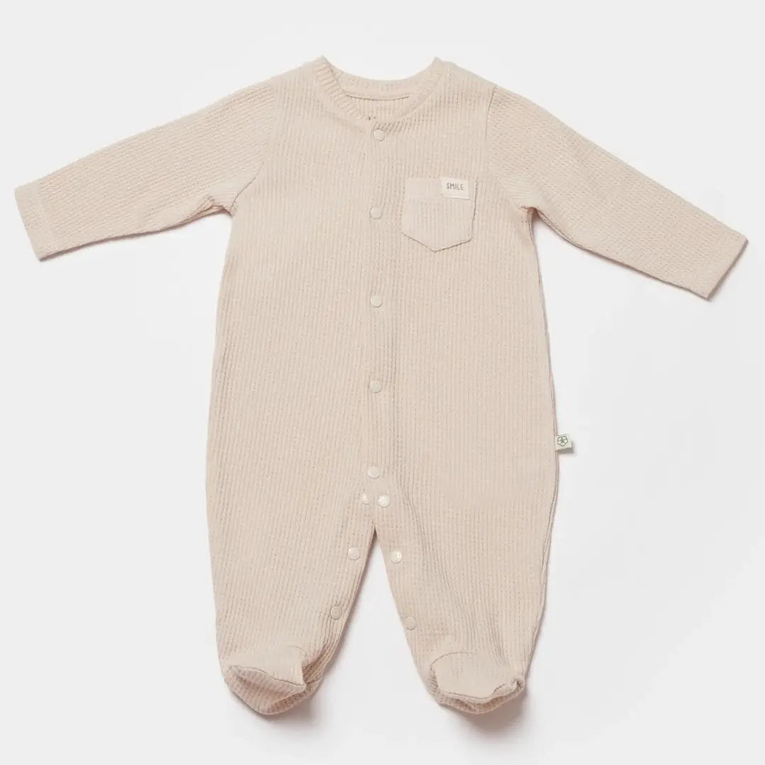 Bibaby Organik Tulum Waffle Smile - nina bebek