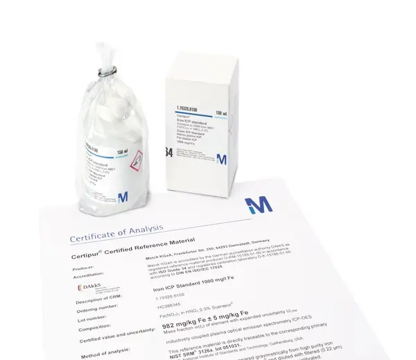 Merck 170340 0100 Phosphorus ICP Standard Traceable To Srm From Nist ...