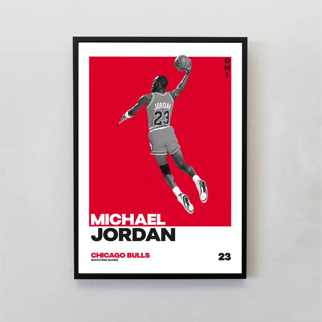 Michael Jordan Framed NBA Print | House Gorgeous