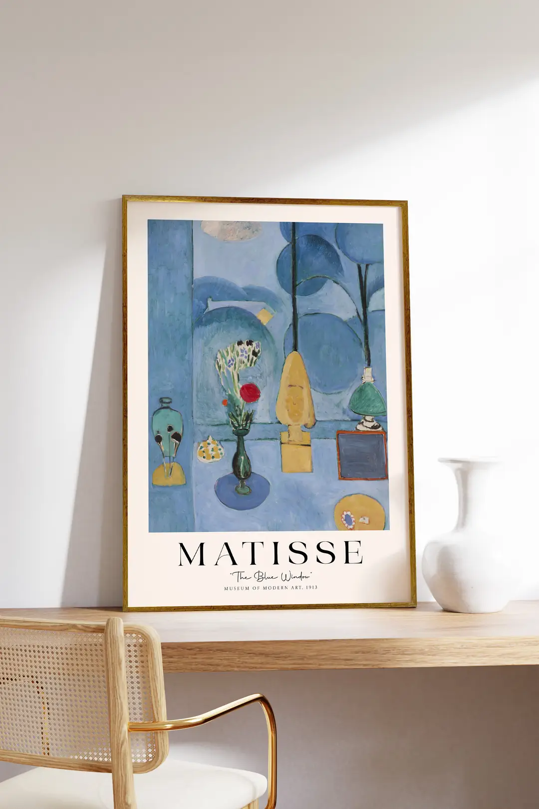 Henri Matisse The Blue Window Framed Print | House Gorgeous