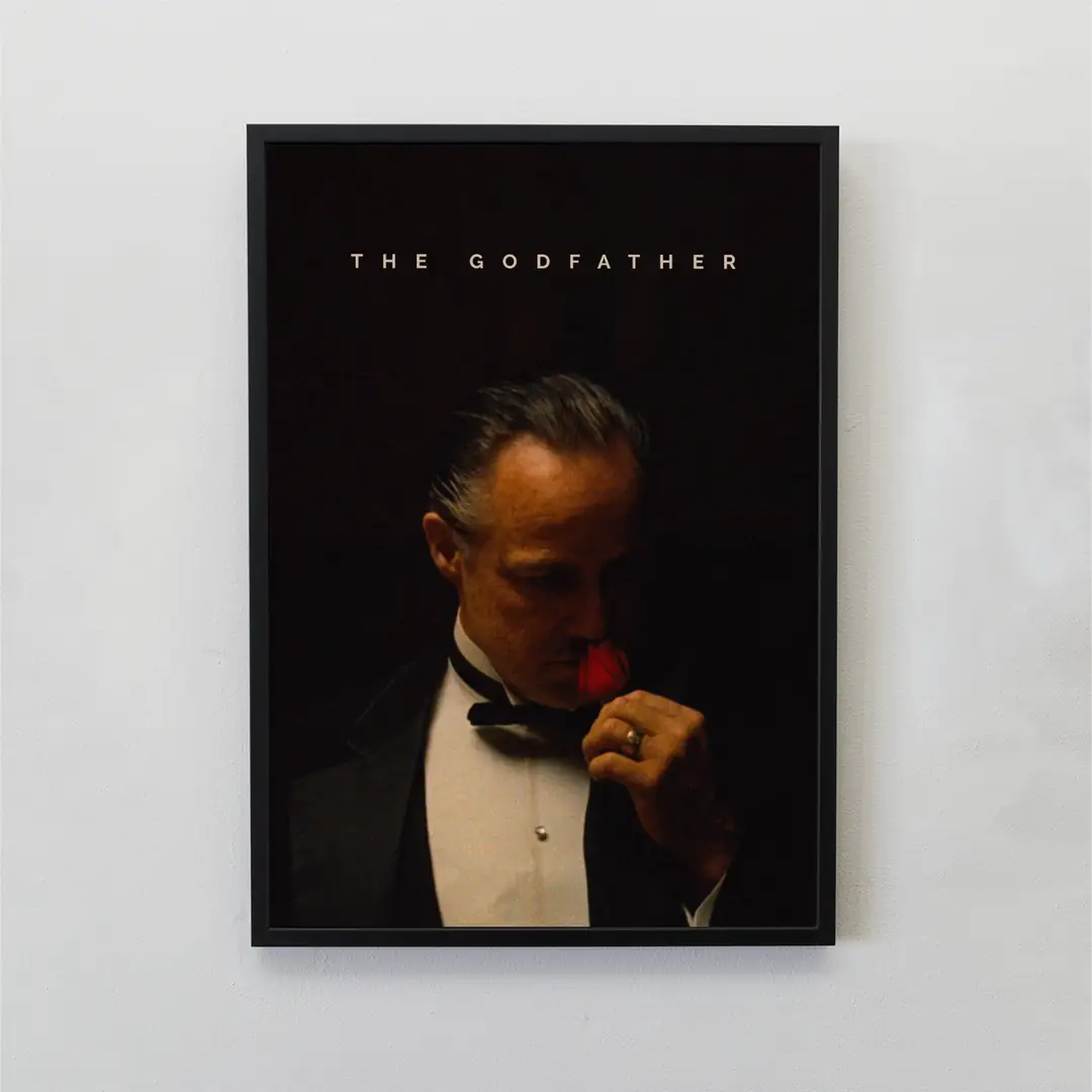 The Godfather Minimalist Framed Movie Print