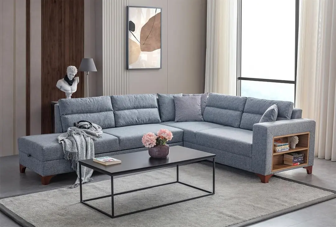 Tloft Köşe Koltuk Takımı Gri - Eymense | Mobilya