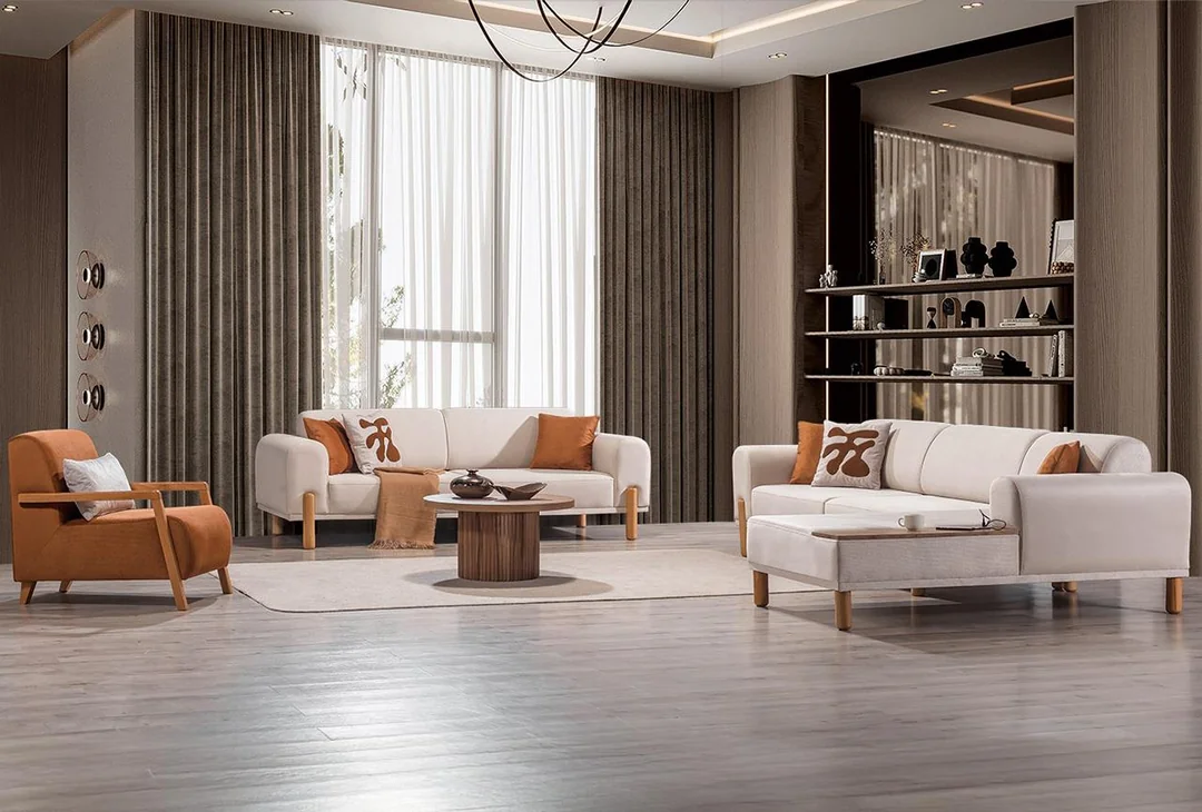 Moster Bohem Koltuk Takımı 3+1+Köşe - Eymense | Mobilya