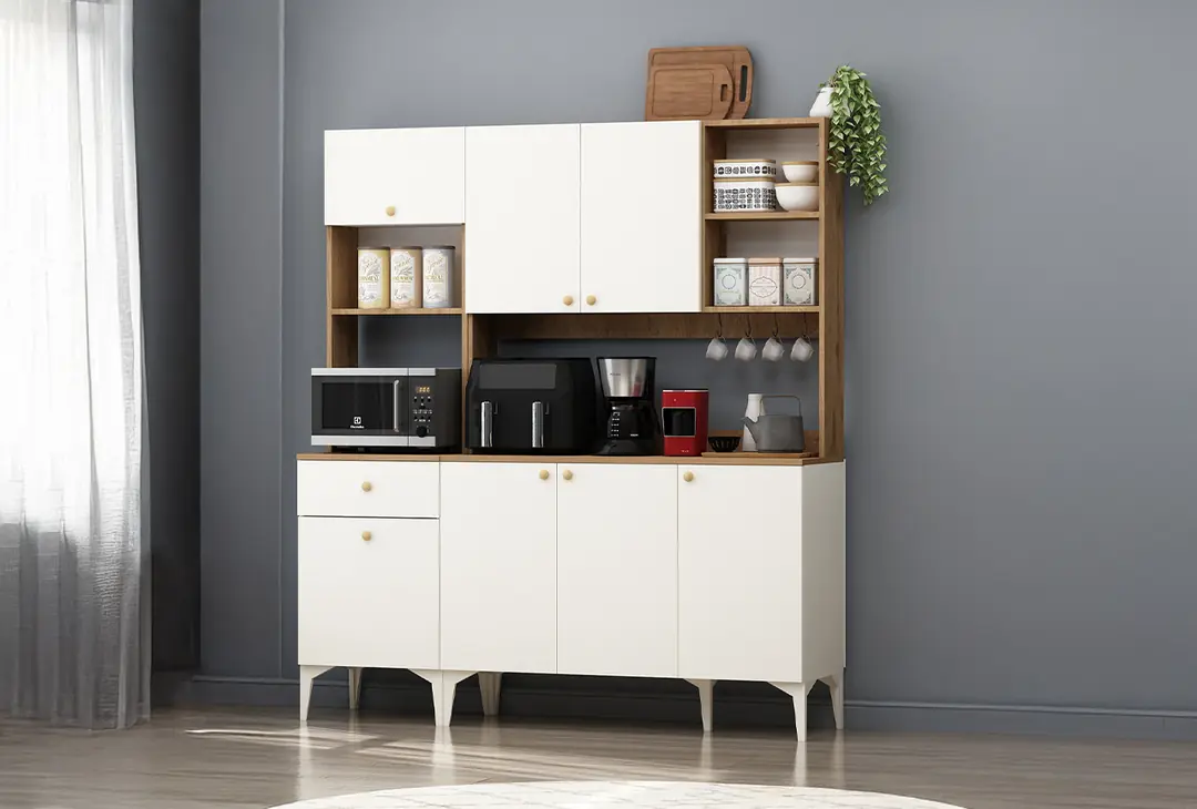 Leta 3 1 Modüllü 3 Kapaklı Çok Amaçlı Kahve Köşesi Dolabı Aytaşı ...