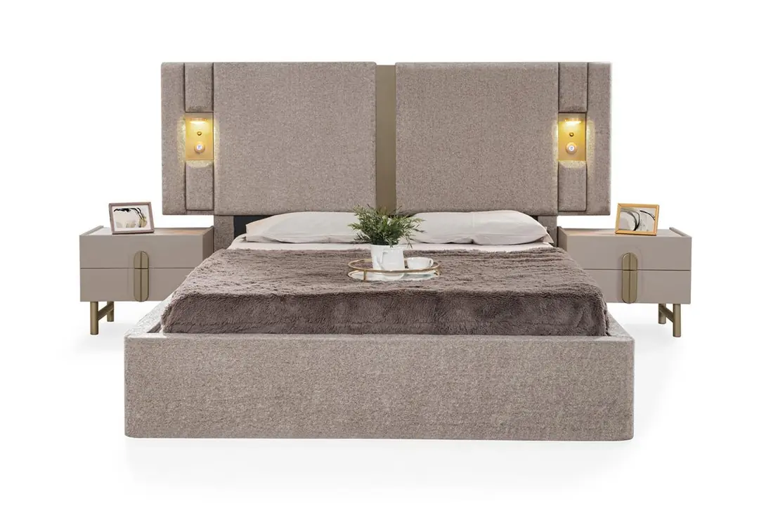 Olivya Bazalı Karyola Kum Beji - Eymense | Mobilya