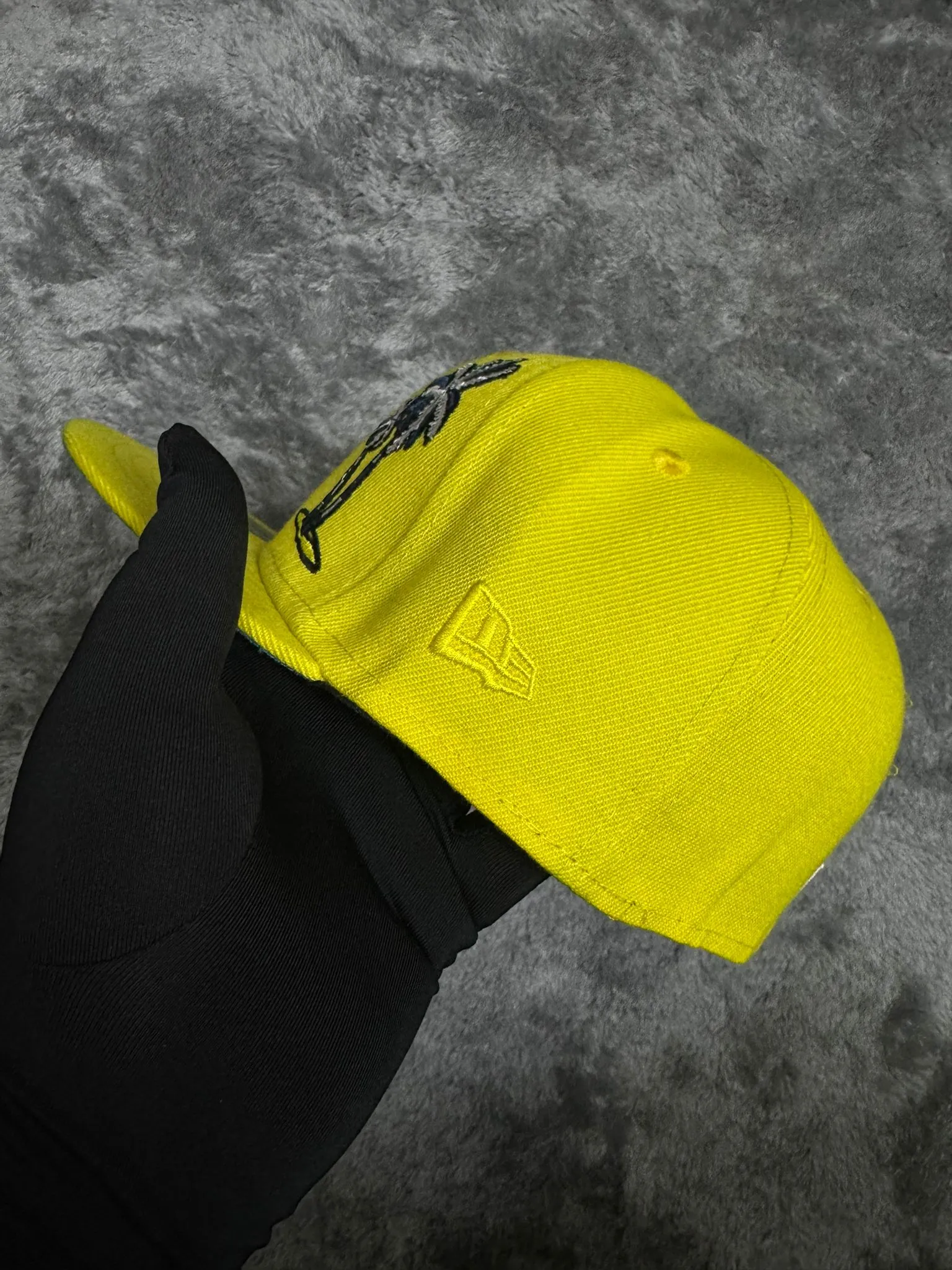 New Era LA Palm Yellow Fitted Cap