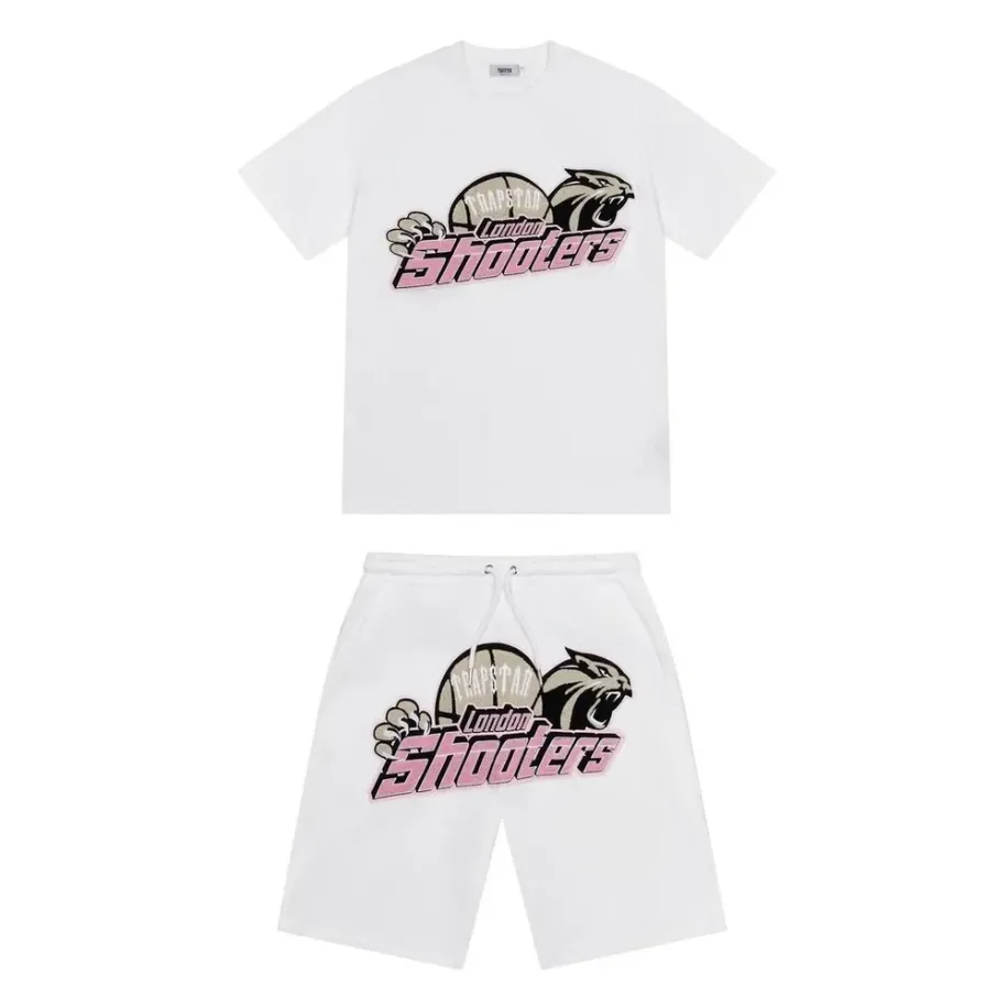 Trapstar Shooters Full Set White Pink