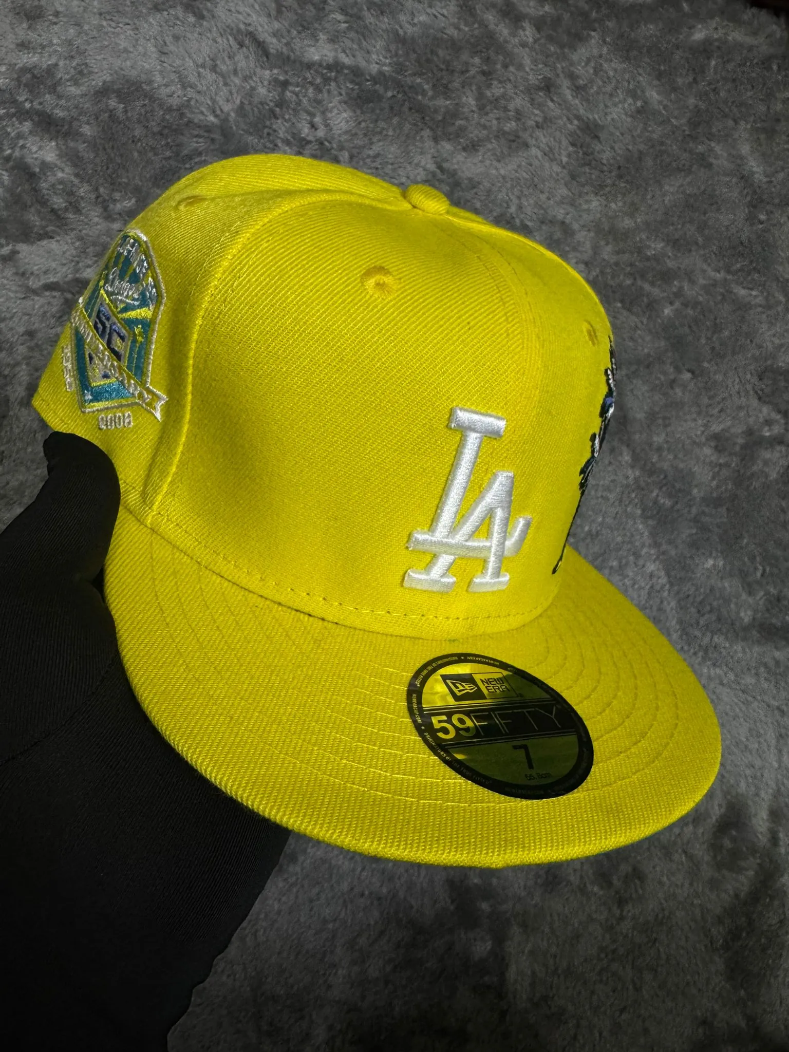 New Era LA Palm Yellow Fitted Cap