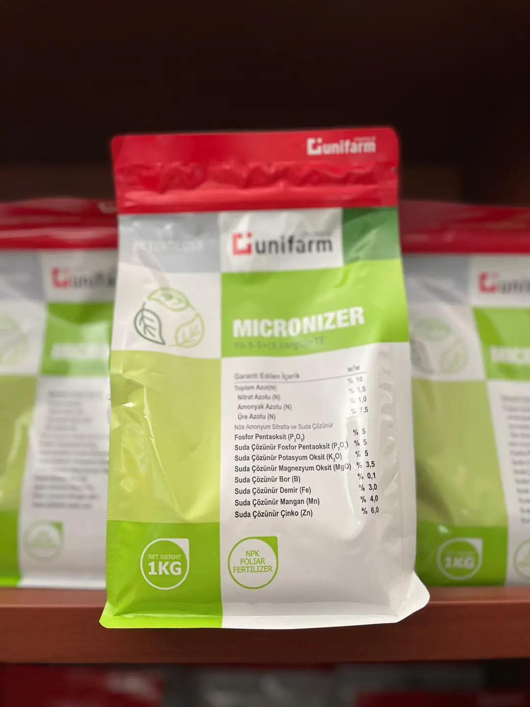 Micronizer 1 kg Yaprak Gübresi