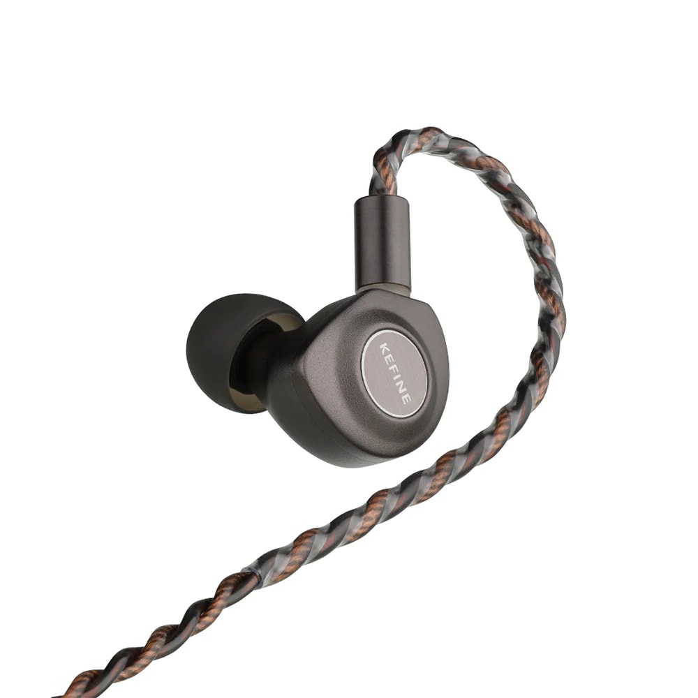 Kefine Delci 10mm DLC + PU Diaphragm Dinamik Sürücülü Hi-Fi IEM Kulaklık
