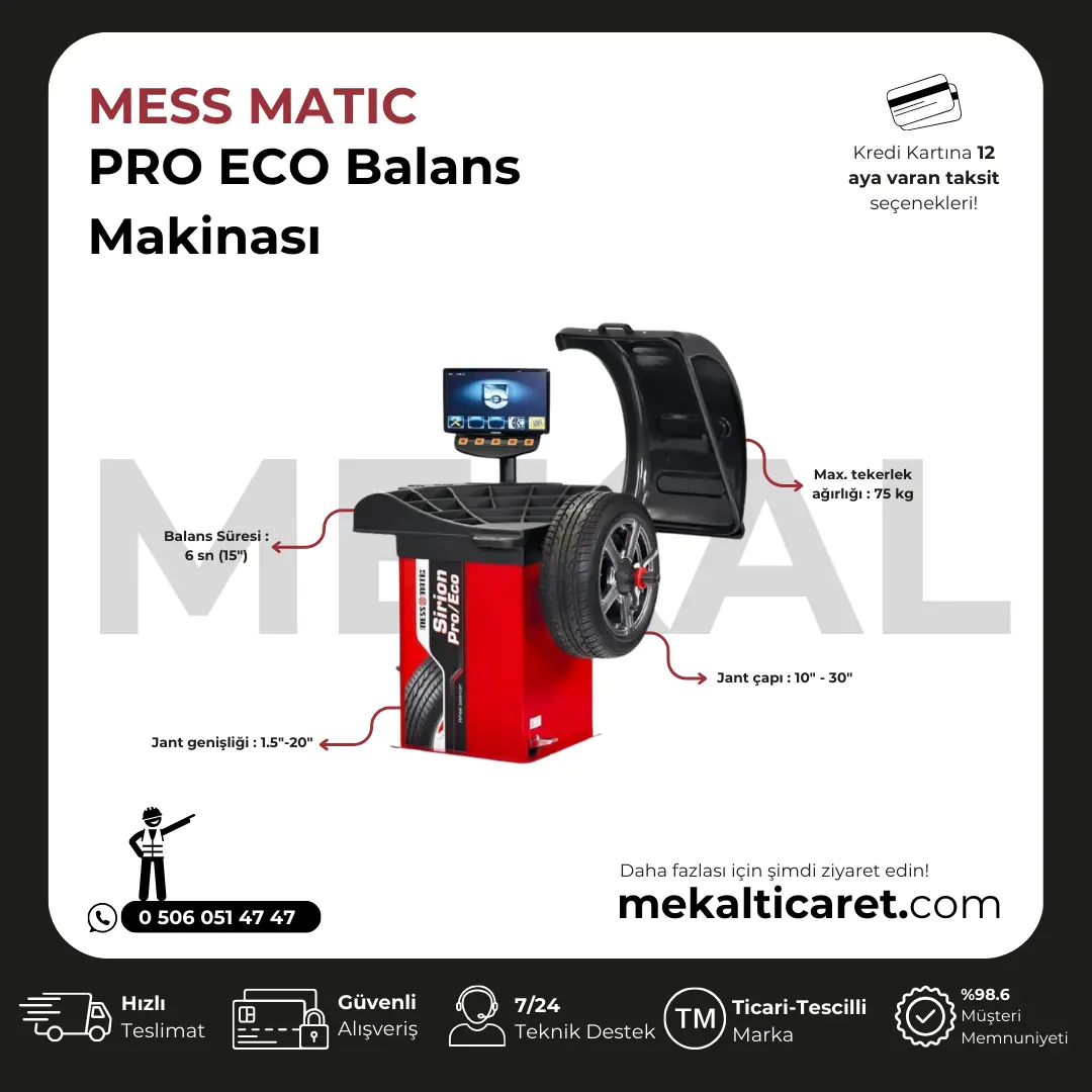 MESSMATIC PRO ECO Balans Makinası