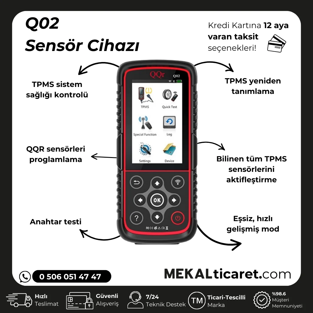 QQR Q02 + OBD KONNEKTÖR Sensör Cihazı