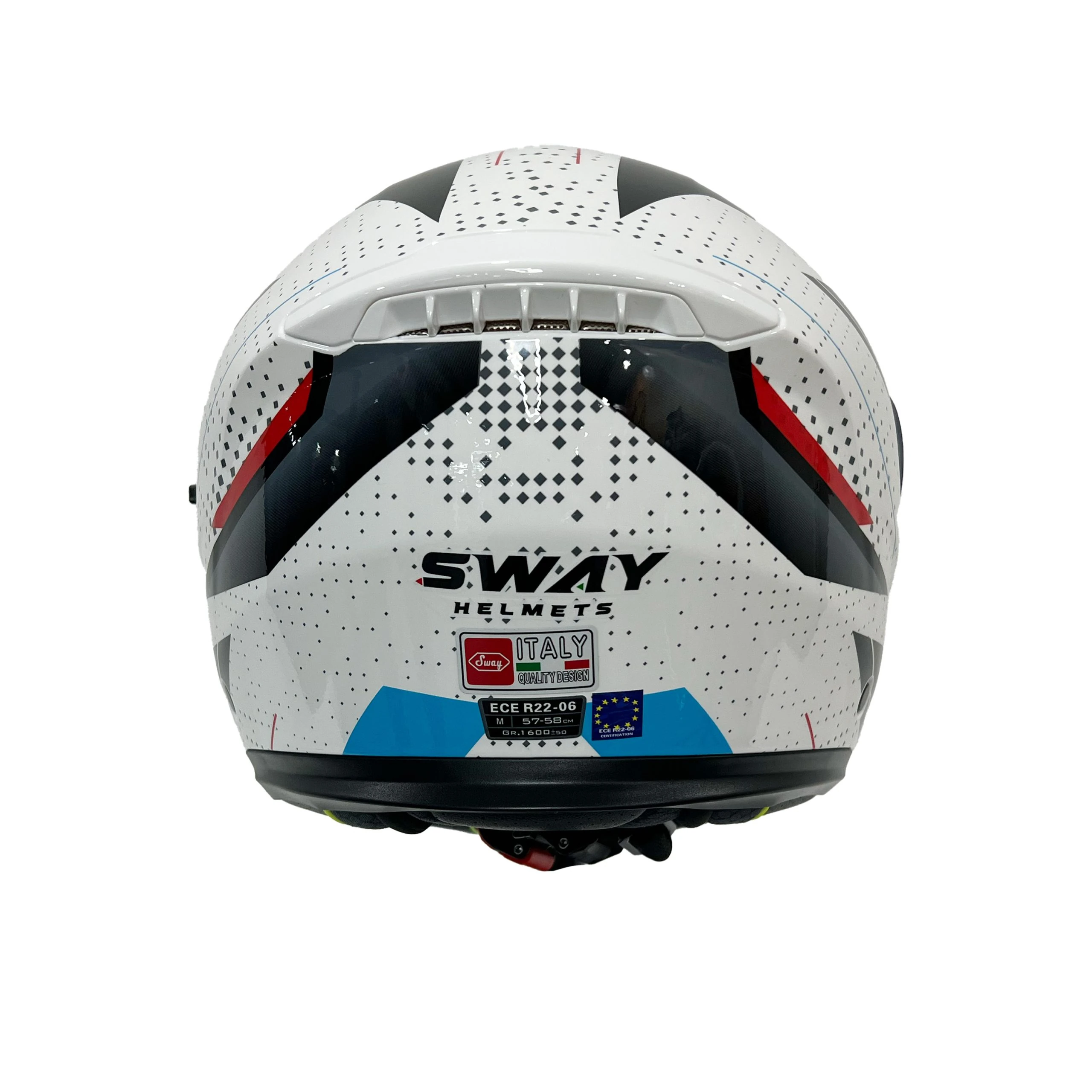 Sway SW 917 Fusion Beyaz Çene Açılır Motosiklet Kaskı