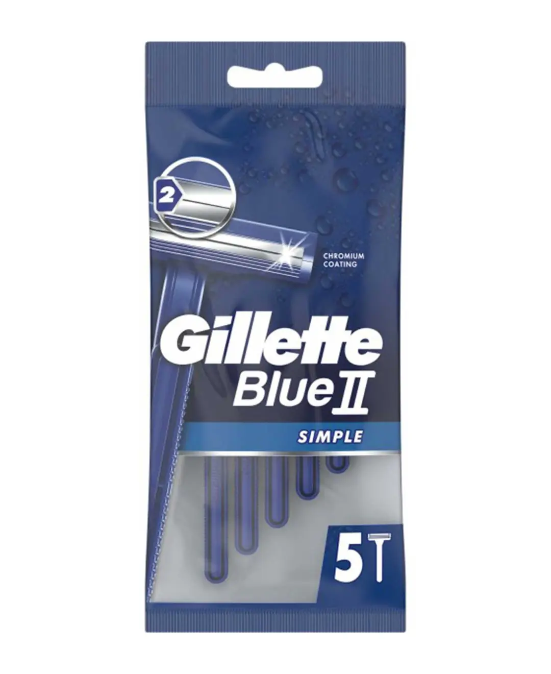 Gillette Blue 2 Tıraş Bıçağı 5\'li Poşet Simple - Reyon Kozmetik