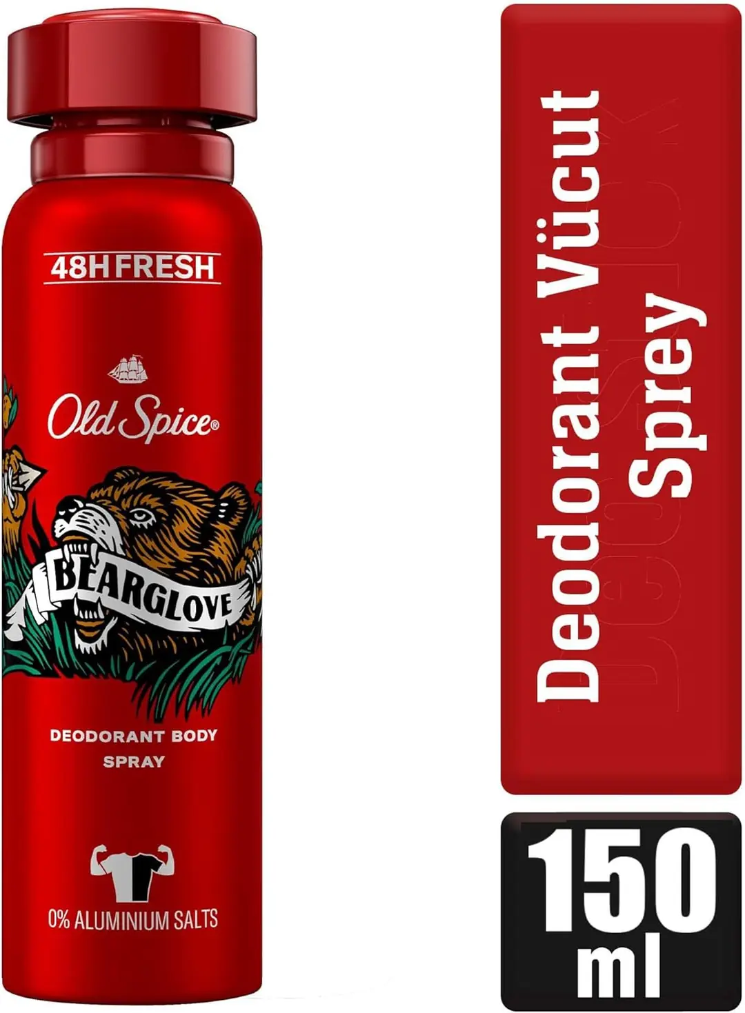 Old Spice Sprey Deodorant 150 ml Bearglove - Reyon Kozmetik
