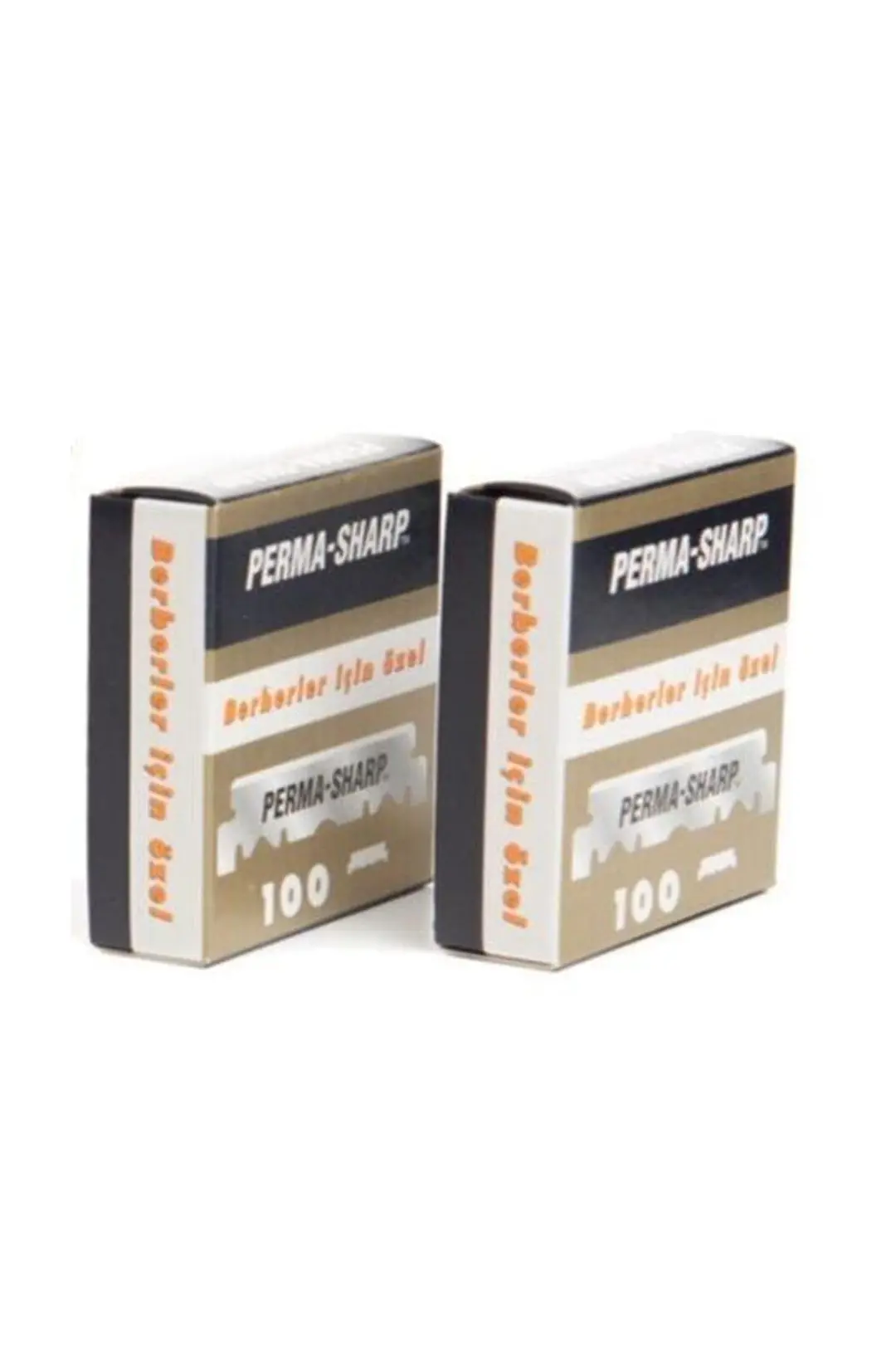 Perma-Sharp Berberler İçin Özel 100 Adet Yarım Jilet x 2 Paket - Reyon ...