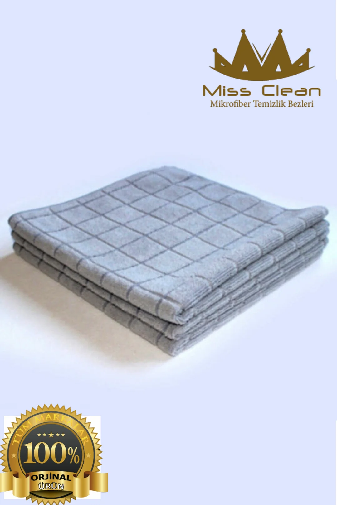 ( 3 Adet ) Mikrofiber Mutfak Temizlik Bezi 40*40 Cm Leke Tutmaz Koku Yapmaz