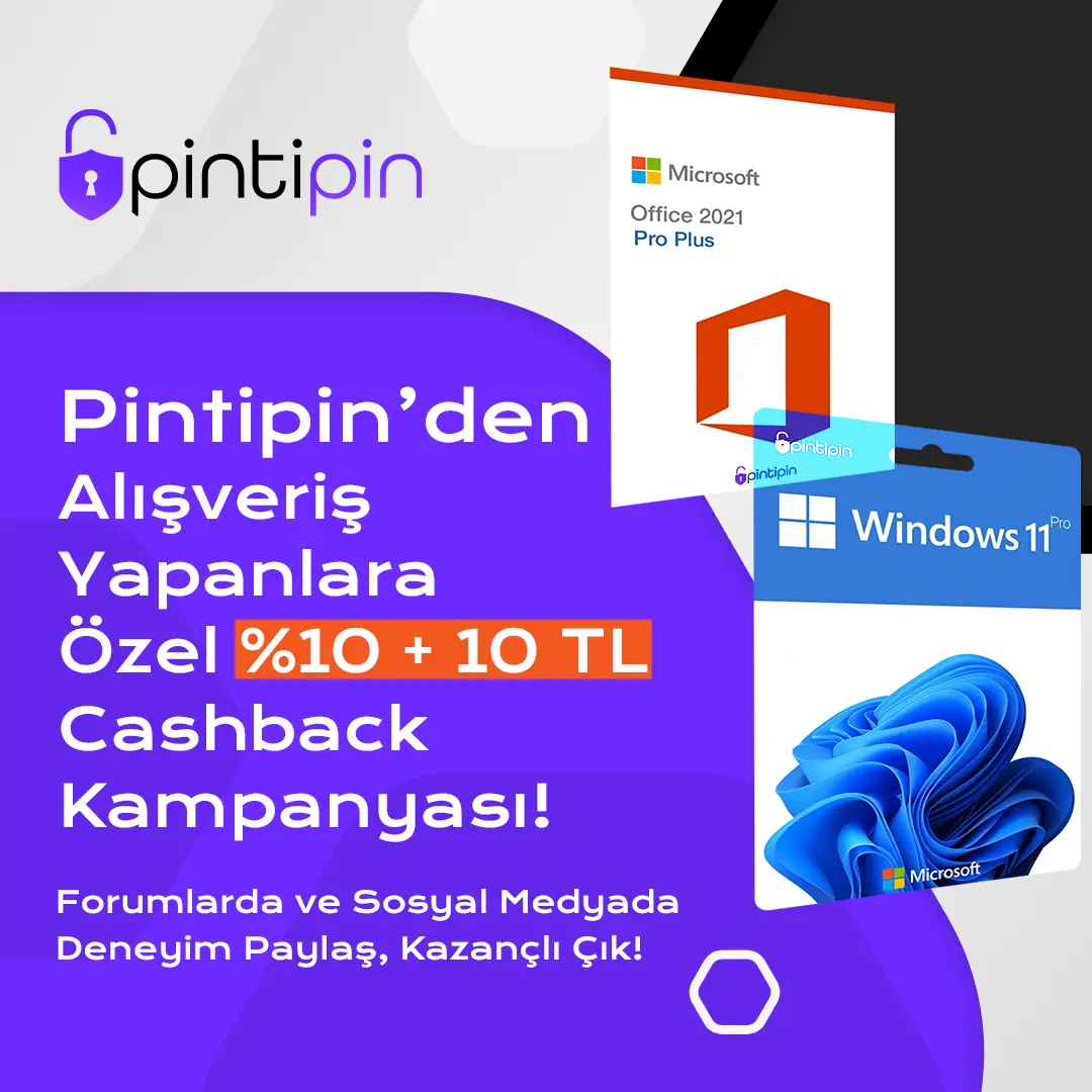 Pintipin'de %10 İndirim ve 10 TL Cashback Fırsatı – Hemen Alışverişe Başla!