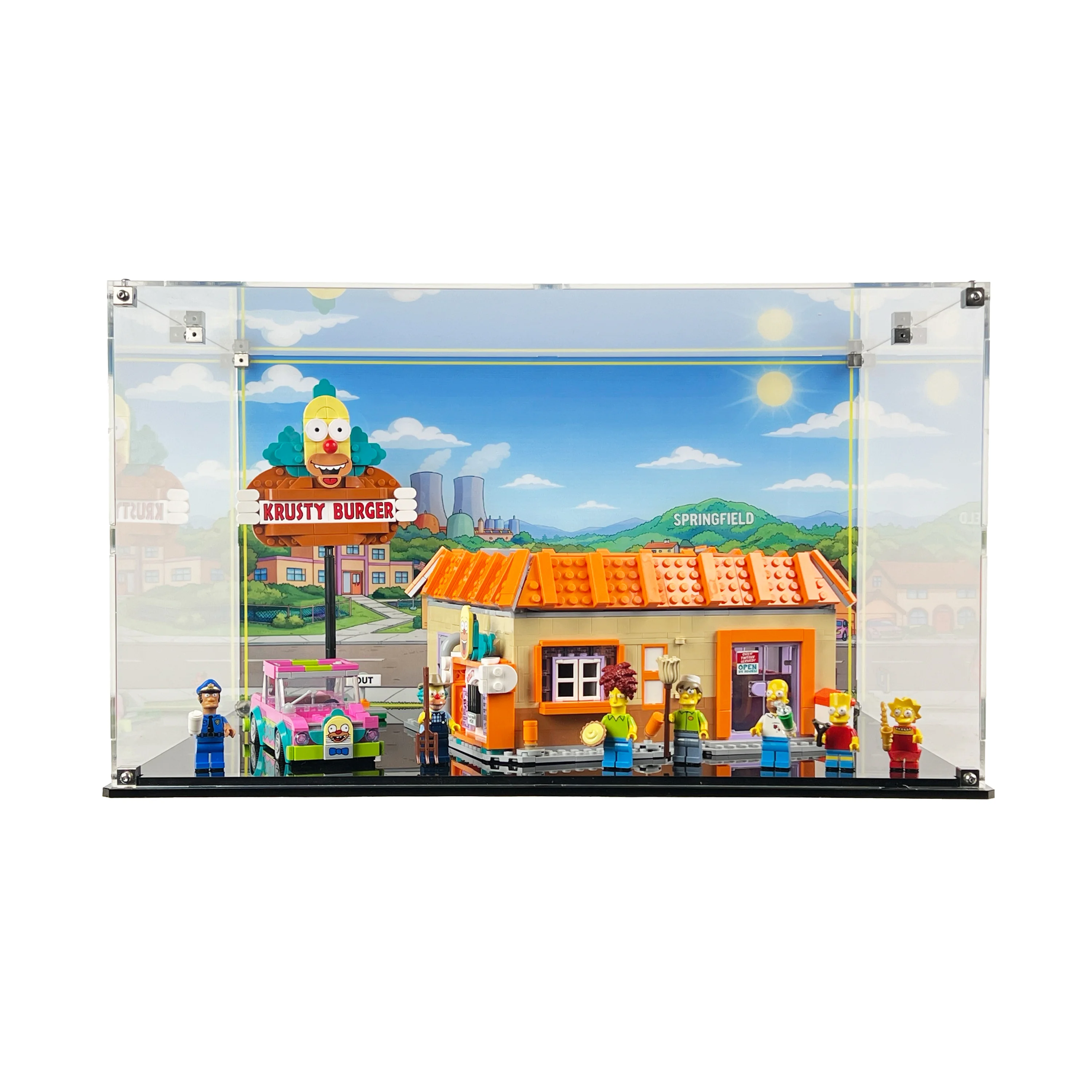 LEGO® Icons: The Simpsons: Krusty Burger (10352) için Sergileme Vitrini